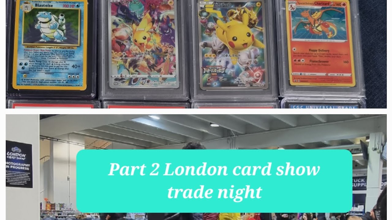 London card show Nov 2023 - part 2, trade night pick ups - YouTube