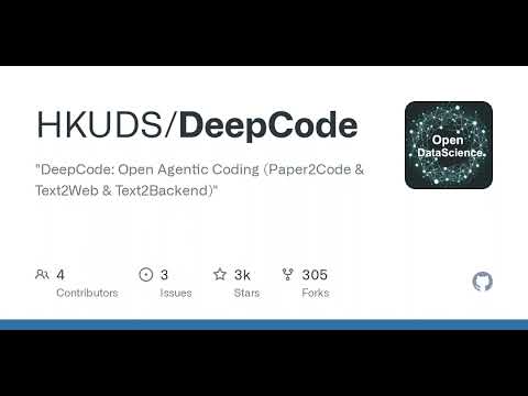 GitHub - HKUDS/DeepCode: "DeepCode: Open Agentic Coding (Paper2Code & Text2Web & Text2Backend ...