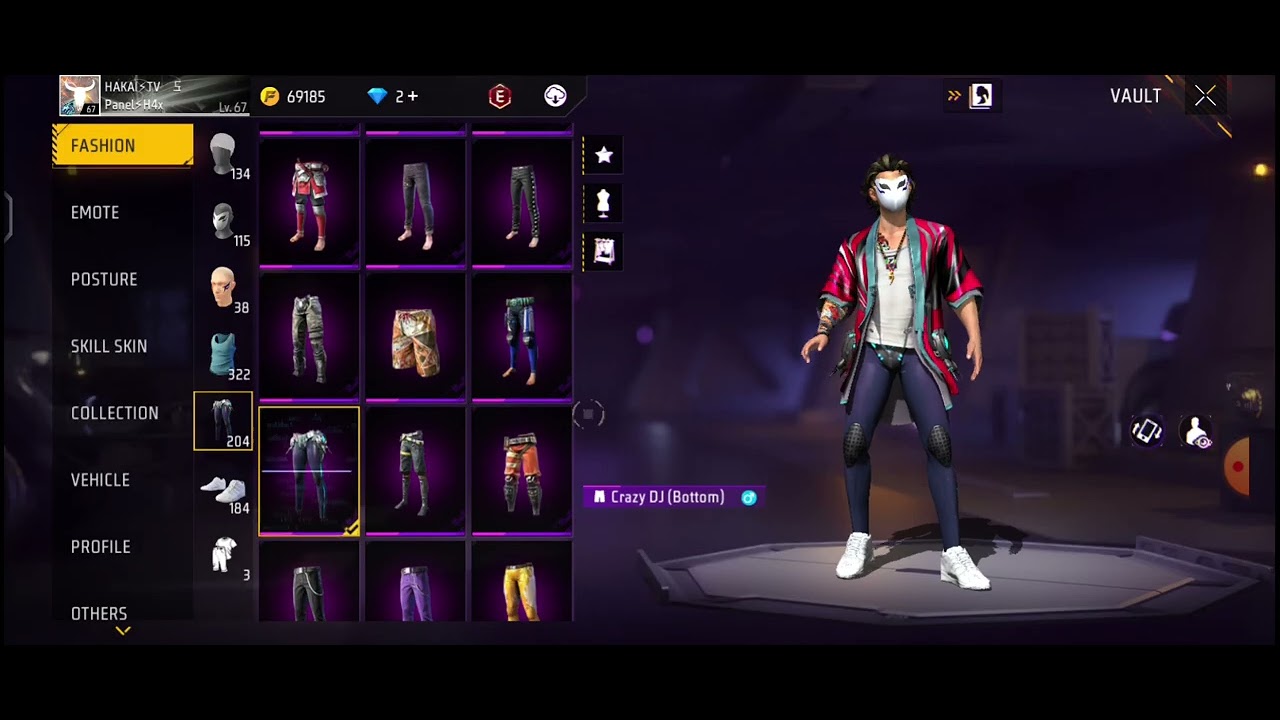 my ff uid collection. - YouTube