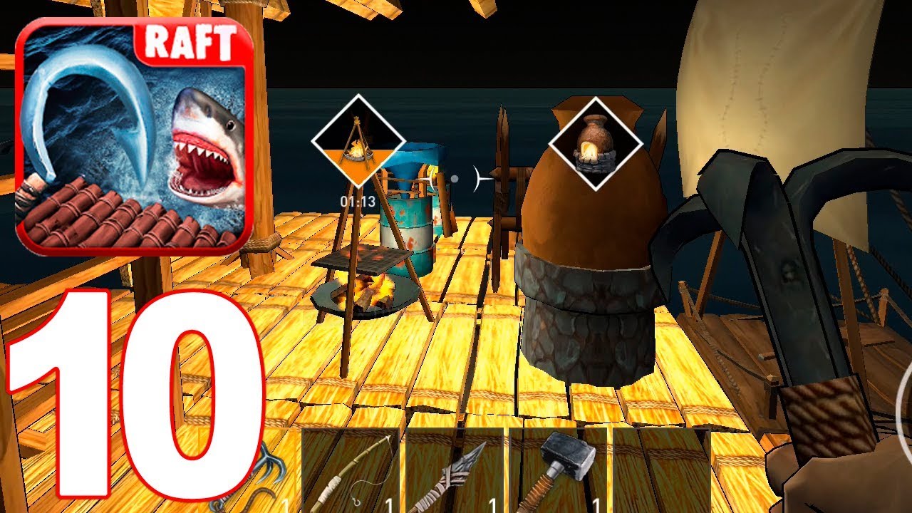 Ocean Nomad - Raft Survival - Walkthrough Gameplay Part 10 - Survival ...