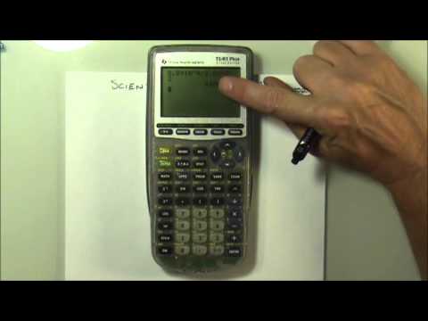Scientific notation with a calculator - YouTube