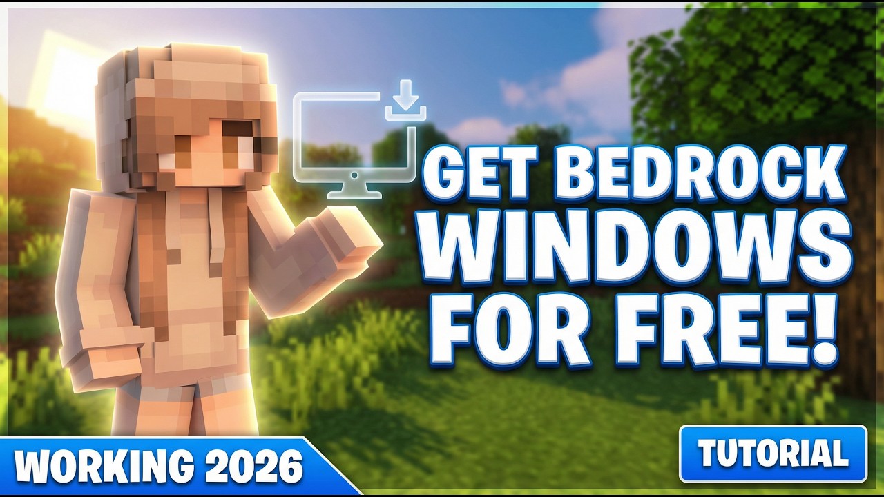 Minecraft Bedrock for PC | No Mc Center needed |Tutorial 2026 - YouTube