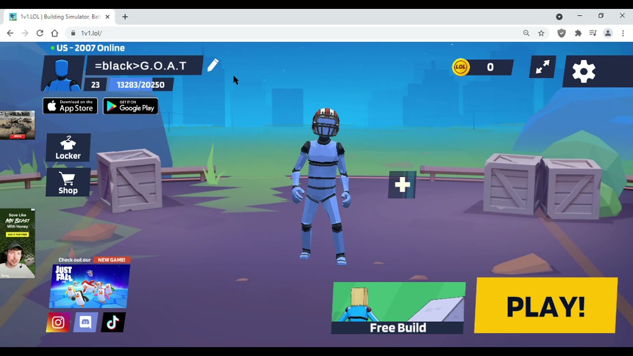 how to get a custom color name in 1v1.lol👍👍👍 - YouTube