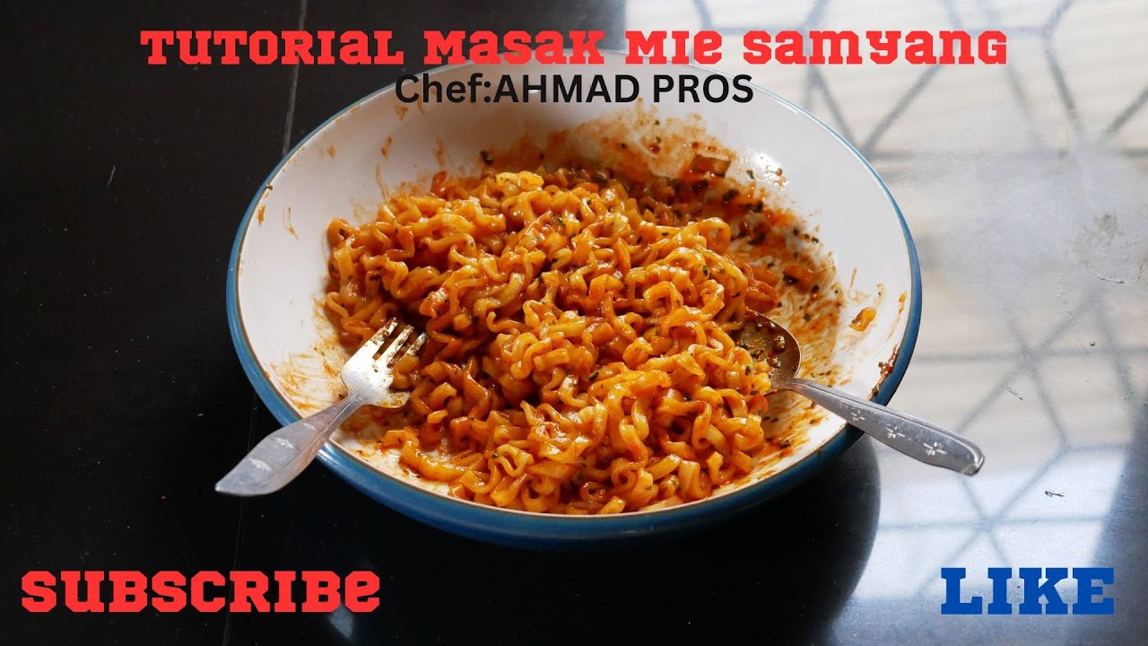 TUTORIAL Masak mie SAMYANG rassa keju - YouTube