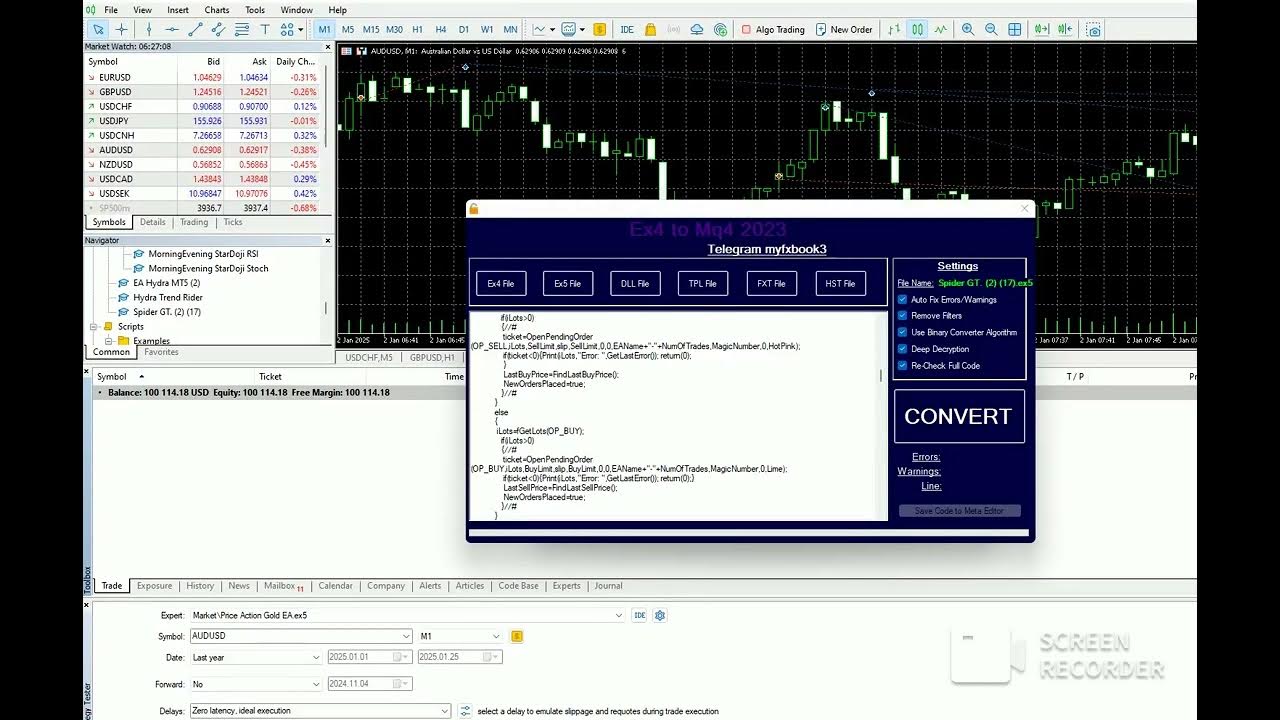 I will decompile your ex5 to mq5 with source code or ex4 to mq4 and give source code forex ea ...