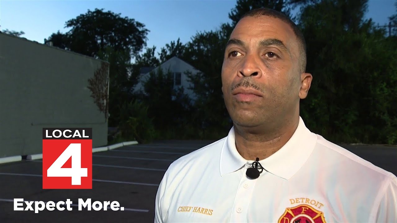 Detroit Fire Chief James Harris talks dwelling fire injury on city's ...