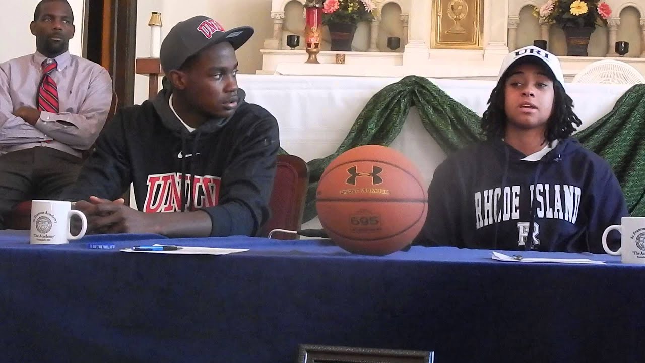 St. Frances basketball Dwayne Morgan & Adre'onia Coleman 11/13/13 - YouTube