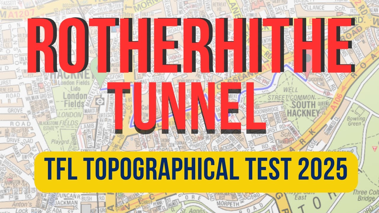 TfL Topographical Assessment Routes (2025) - Rotherhithe Tunnel - YouTube