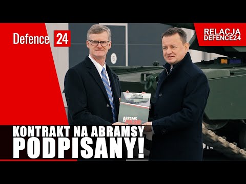 Umowa na 116 Abramsów dla Polski podpisana