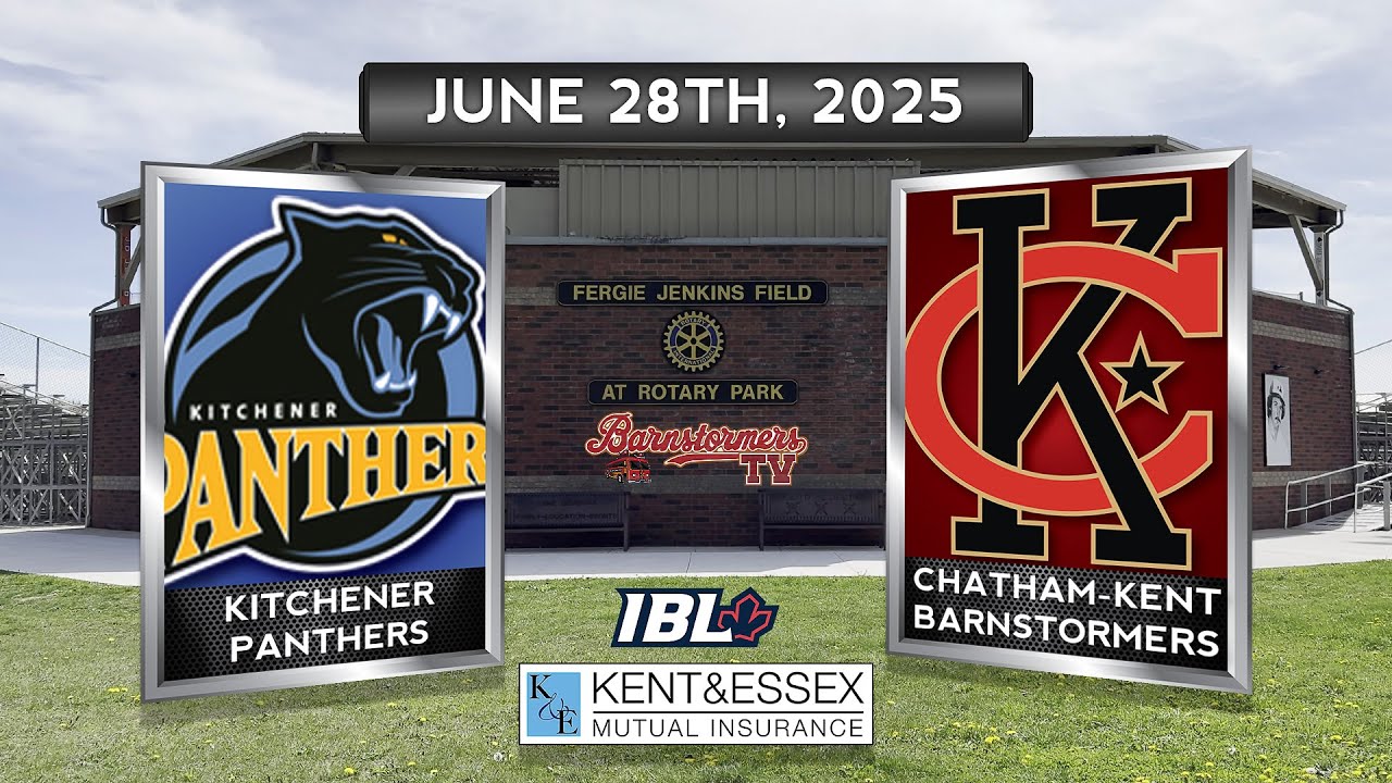 Chatham Barnstormers Vs. Kitchener Panthers - YouTube