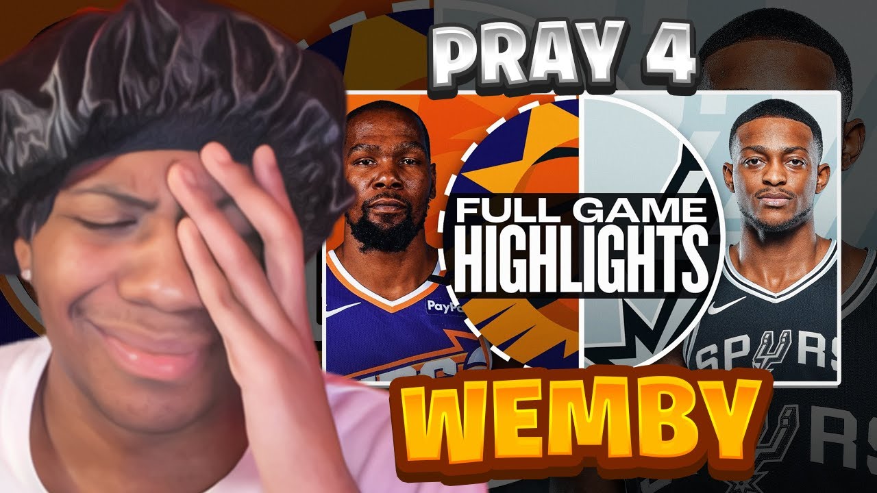 WEMBY SEASON ENDING INJURY 😖Lvgit Reacts To SUNS at SPURS | FULL GAME ...