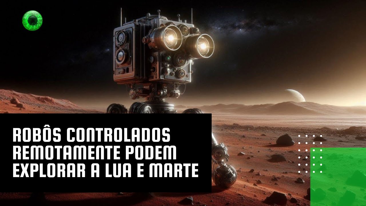 Robôs controlados remotamente podem explorar a Lua e Marte - YouTube