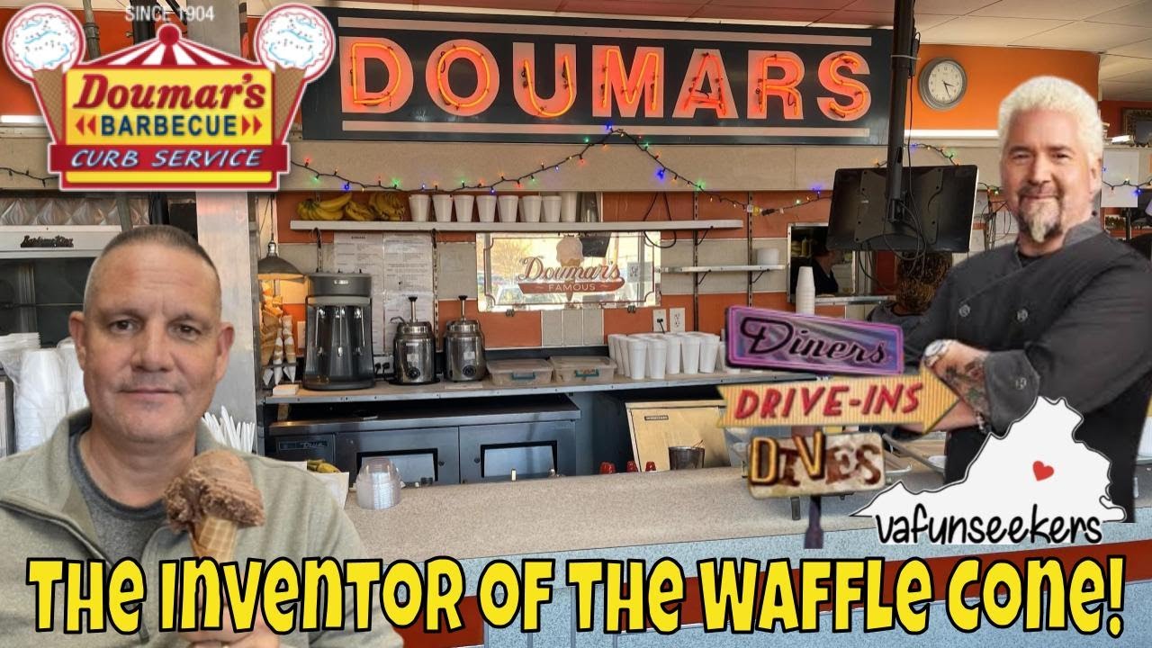 Doumar’s Cones & BBQ Review- Norfolk, VA - Historic Drive-In - YouTube