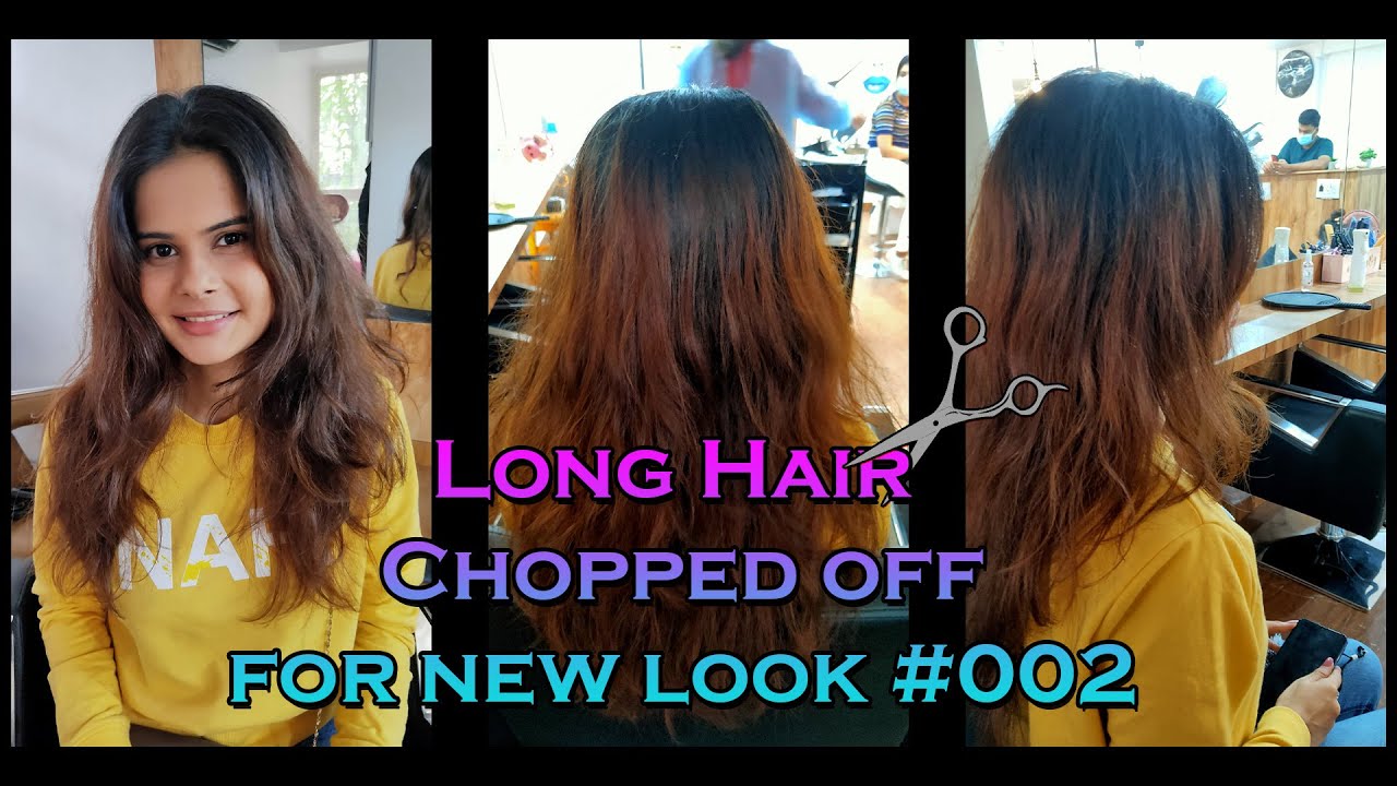 Long Hair Chopped off For New Look #02 | Long To Short Bob Haircut 2022 ...