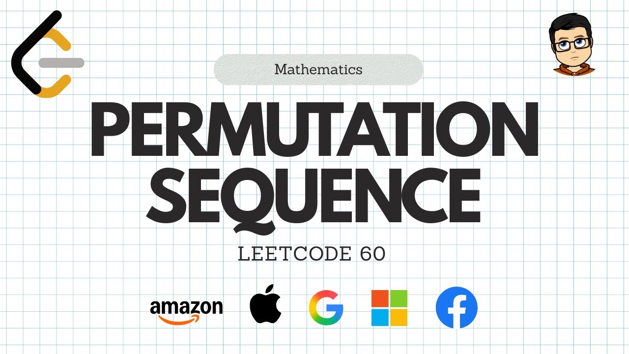 Leetcode 60 Permutation Sequence Youtube 4444