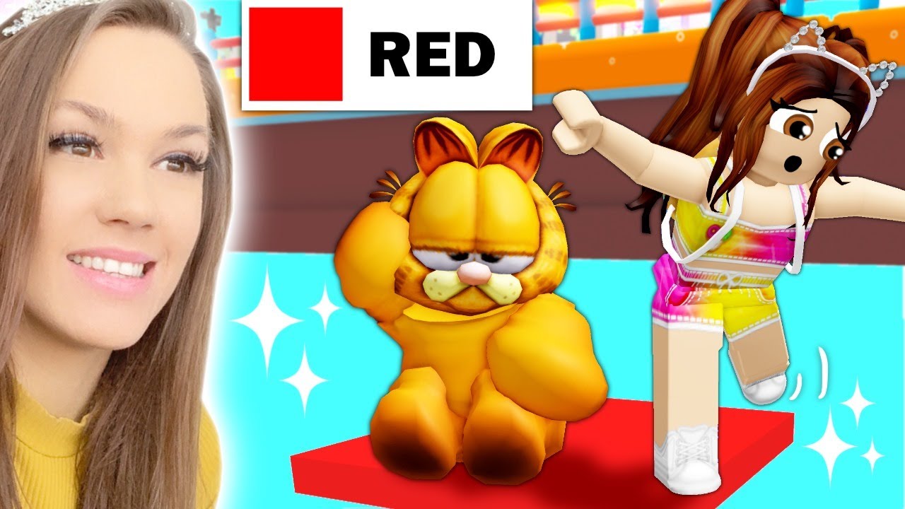 Garfield The CAT Was in My COLOR BLOCK GAME!! (Roblox) - YouTube