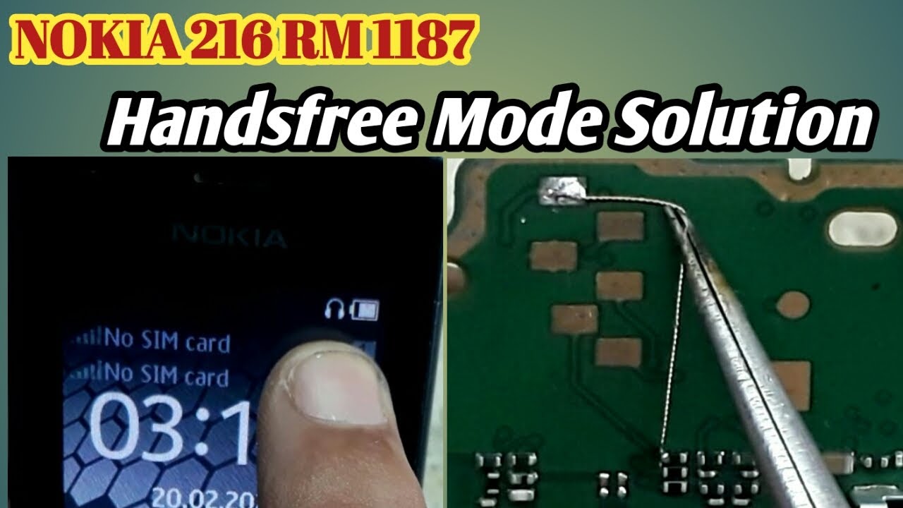 Nokia 216 Handsfree Mode Solution | Nokia 216 Handsfree Solution #nokia ...