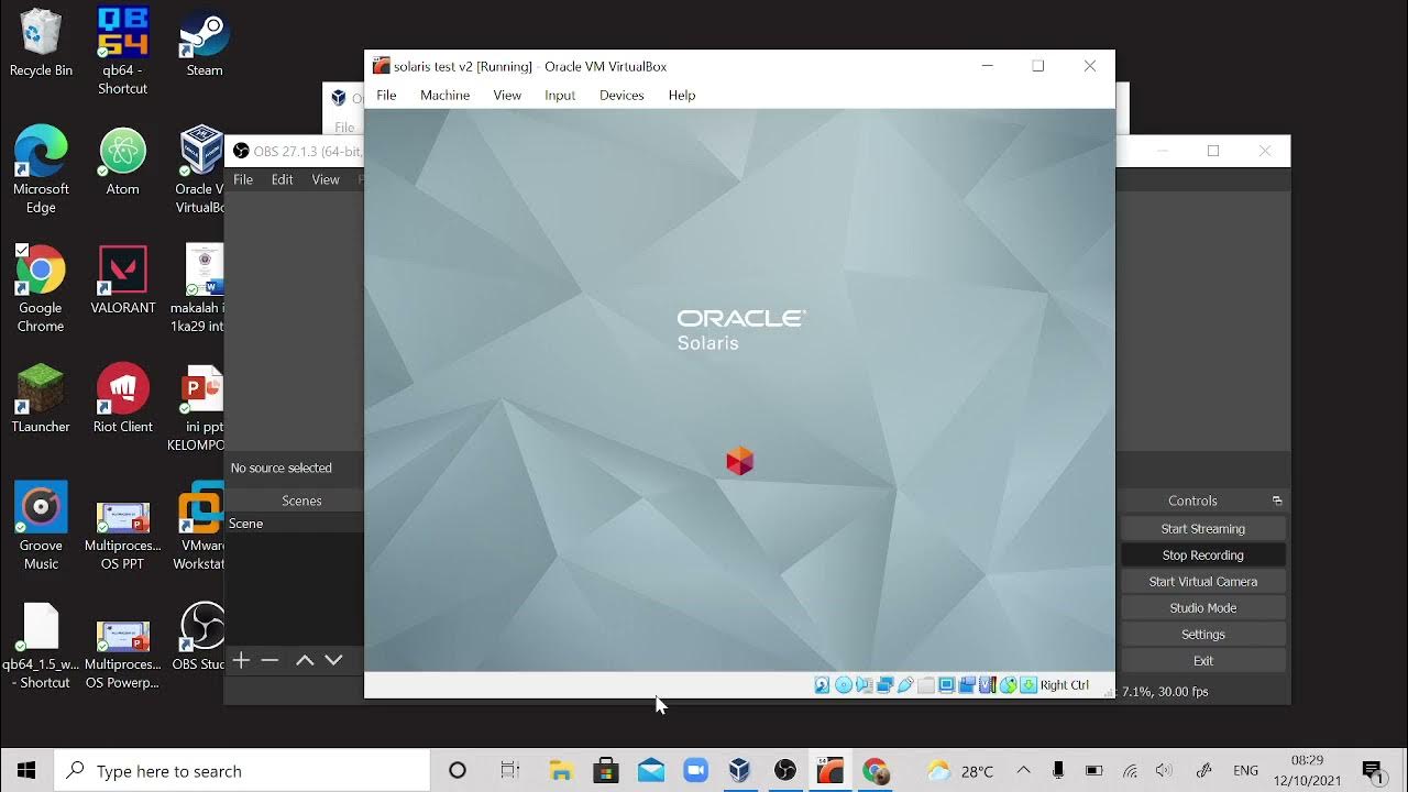 Cara Install SOLARIS OS 11.4 di VIRTUAL BOX beserta USER INTERFACEnya - YouTube