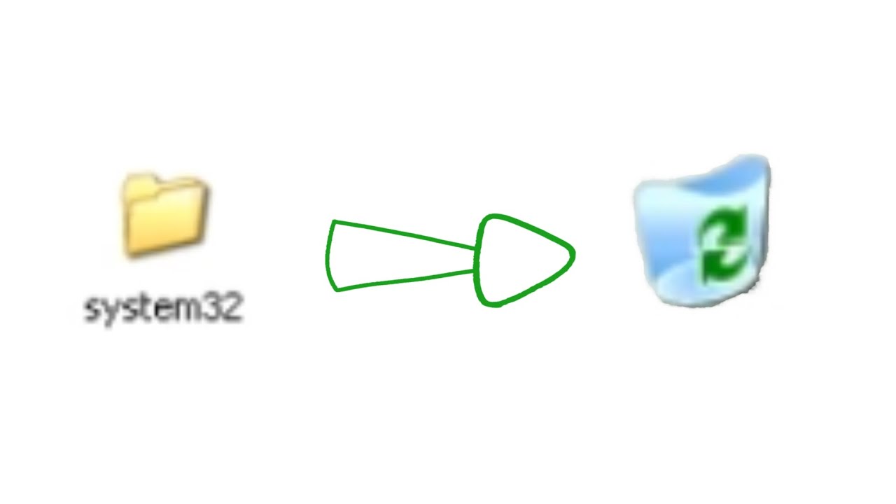Windows XP'de system32 yi sildik! - YouTube