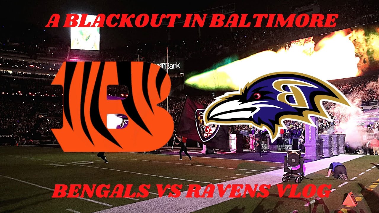 A Blackout In Baltimore: Bengals vs Ravens Vlog - YouTube