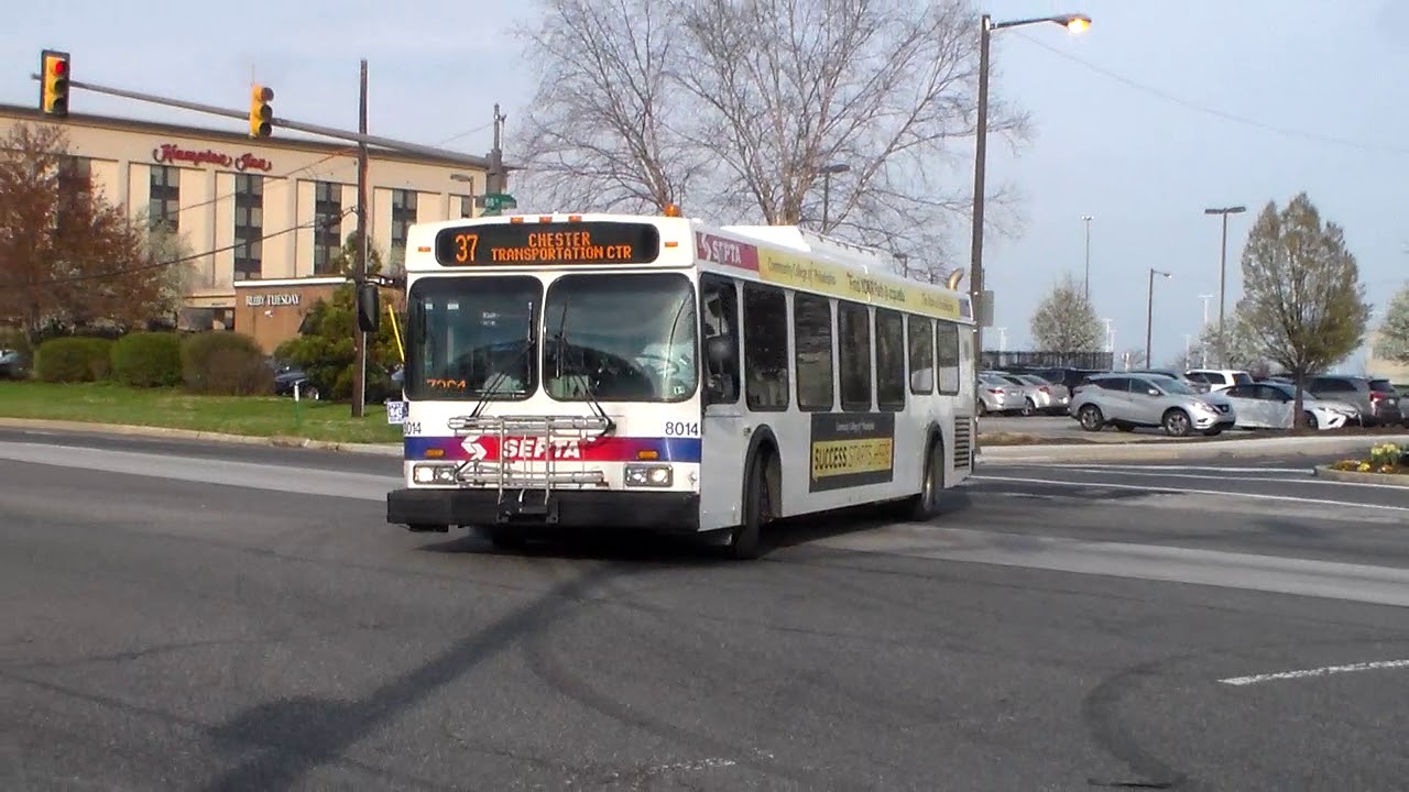 SEPTA BUS: NEW FLYER D40LF 8014 ON ROUTE: 37 PT3 - YouTube