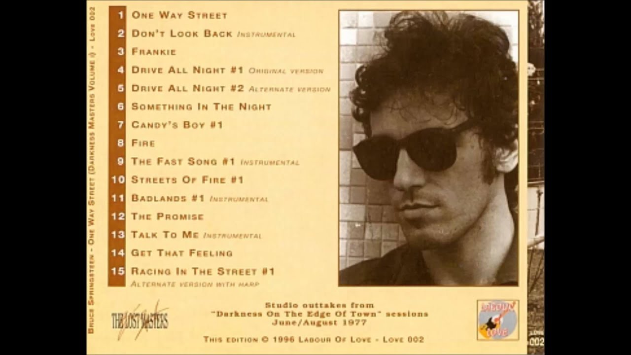 Bruce Springsteen Drive All Night #1 Original Version - YouTube