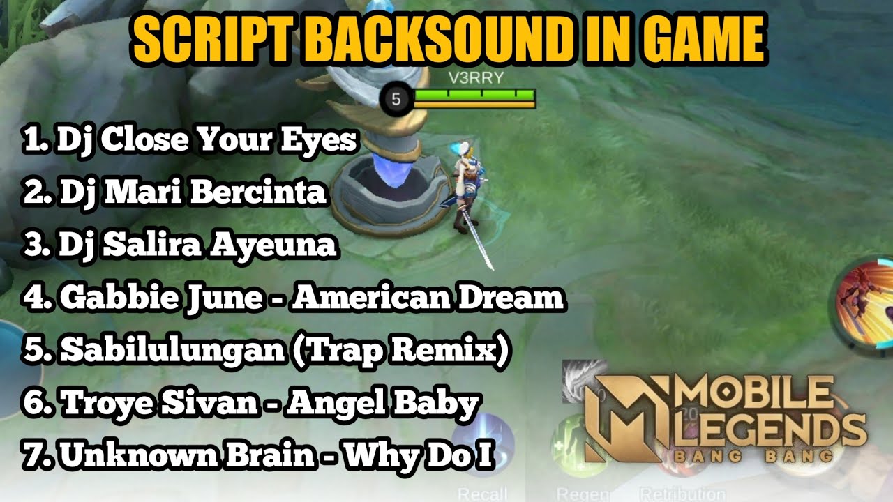Script Backsound In Game Mobile Legends V19 - YouTube