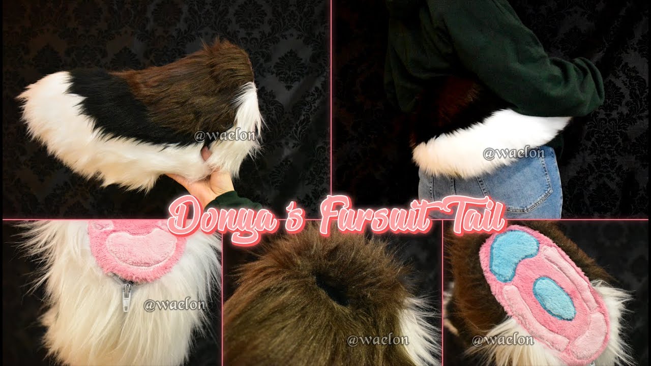 Donya's Super Motion Fursuit Tail Demonstration - YouTube