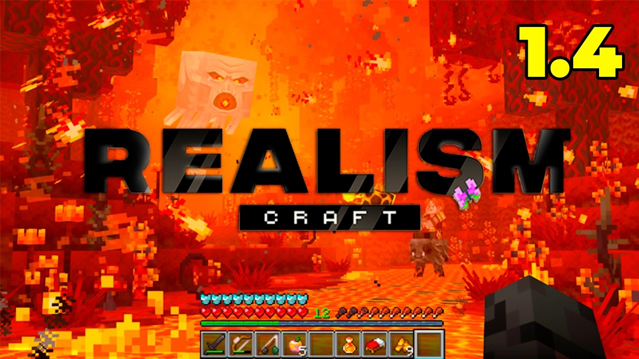 RealismCraft 1.4 - ¡La experiencia del Nether en Minecraft más realista de todas! - YouTube