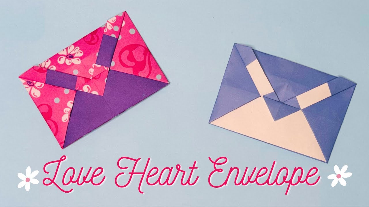 Easy Love Heart Envelope - YouTube