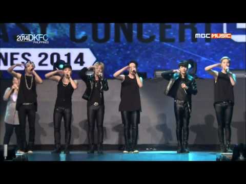 [HD] 140402 B.A.P - Warrior + One Shot @ 2014 Dream KPOP Fantasy Concert Philippines
