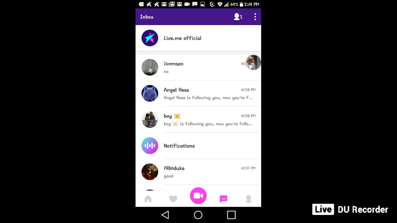 texting random people on live me - YouTube