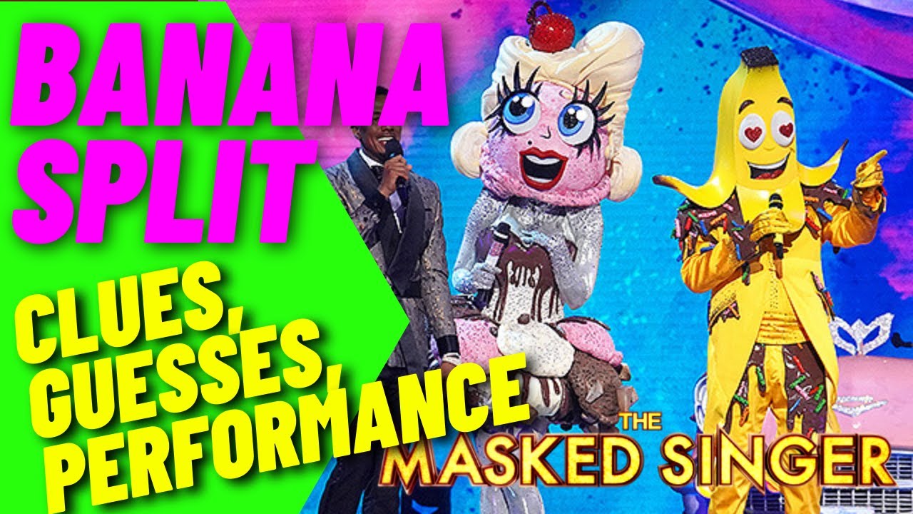 Banana Split Performance, Clues and Guesses - Masked Singer - Episode 8 ...
