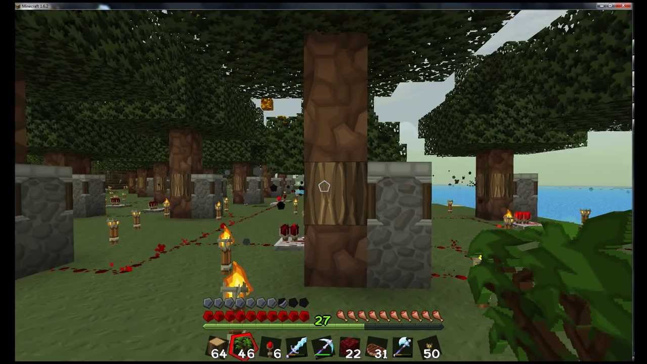 Minecraft 1.6.2 Sapling Farm Tutorial - Expandable to Huge Automatic ...