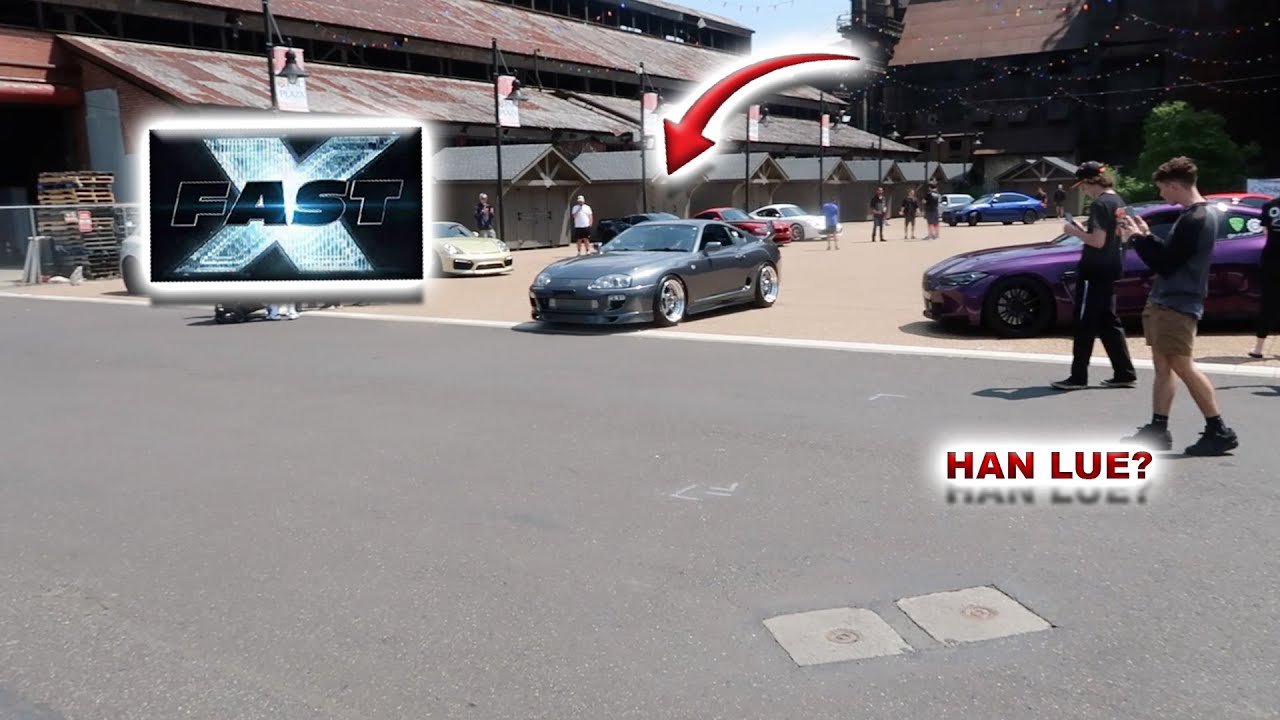 I SAW HAN LUE AT CARS N COFFEE (making guest appearance in fast x ...