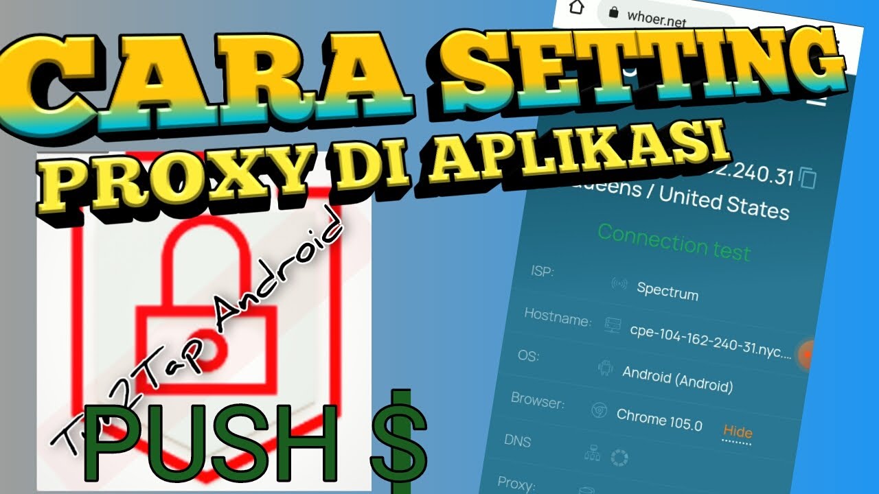 CARA SETTING PROXY DI ANDROID - YouTube