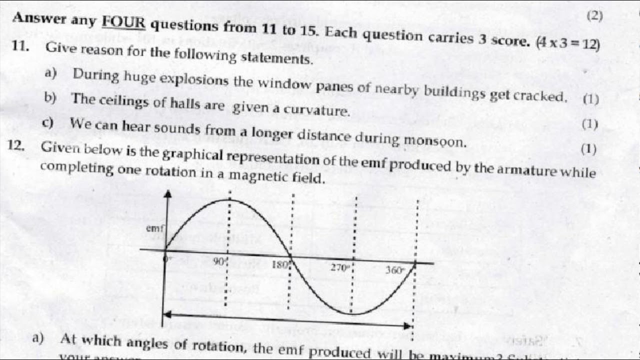 CLASS 10 PHYSICS ENG FIRST TERM ONAM 2018 19 KERALA CLASS 10 PHYSICS ENG FIRST TERM ONAM 2018 19 KERALA
