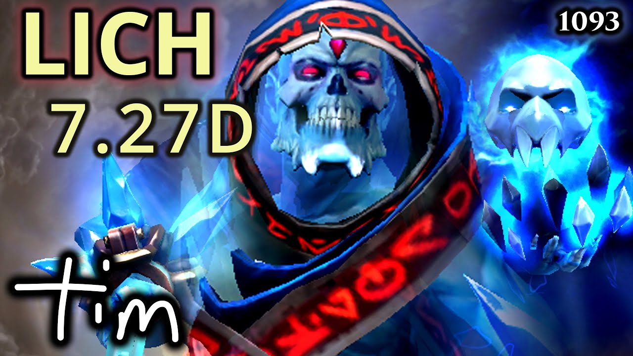 Lich Dota 2 | 7.27d | Best Pos 5 to Learn for Dota - YouTube