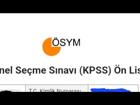 2024 ÖNLİSANS KPSS SONUCUM