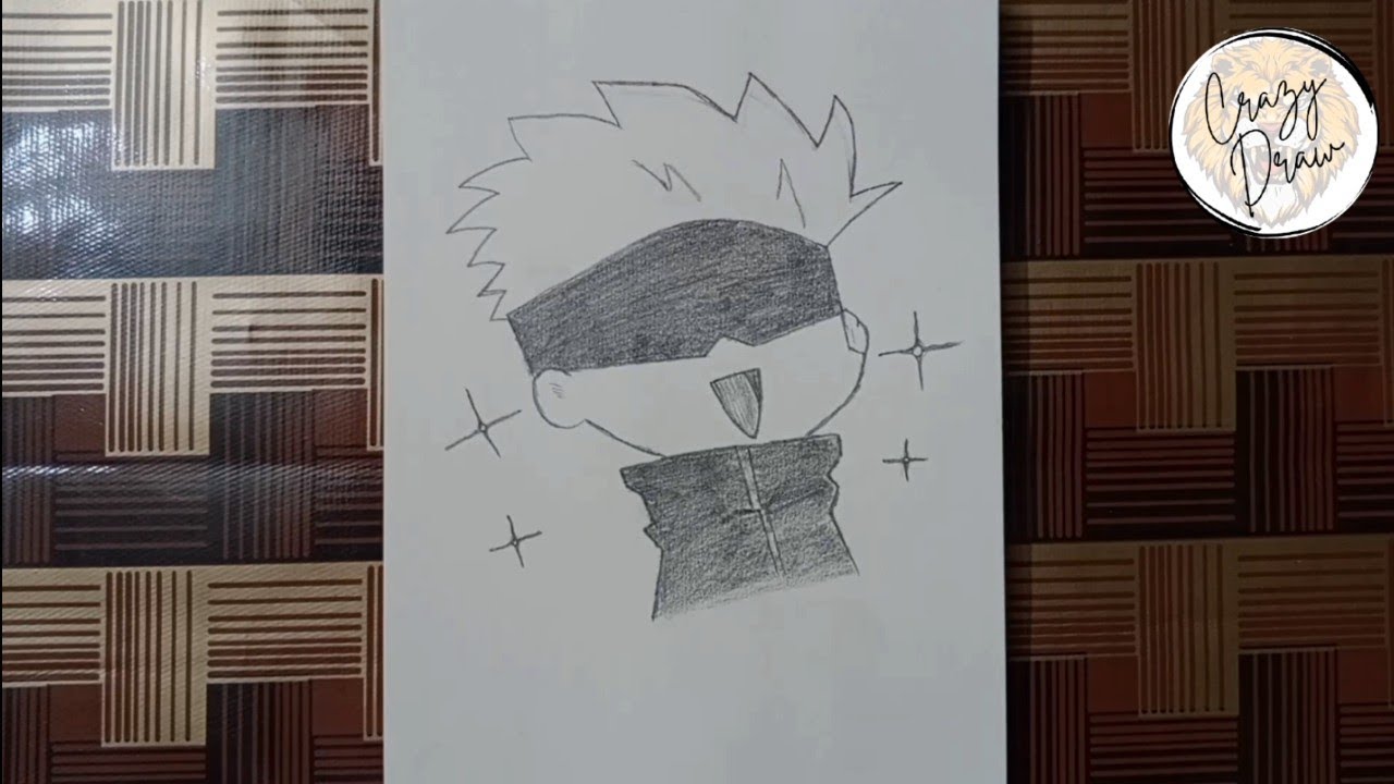 How To Draw Gojo Chibi Step By Step || How To Draw Anime Drawing #Crazy ...