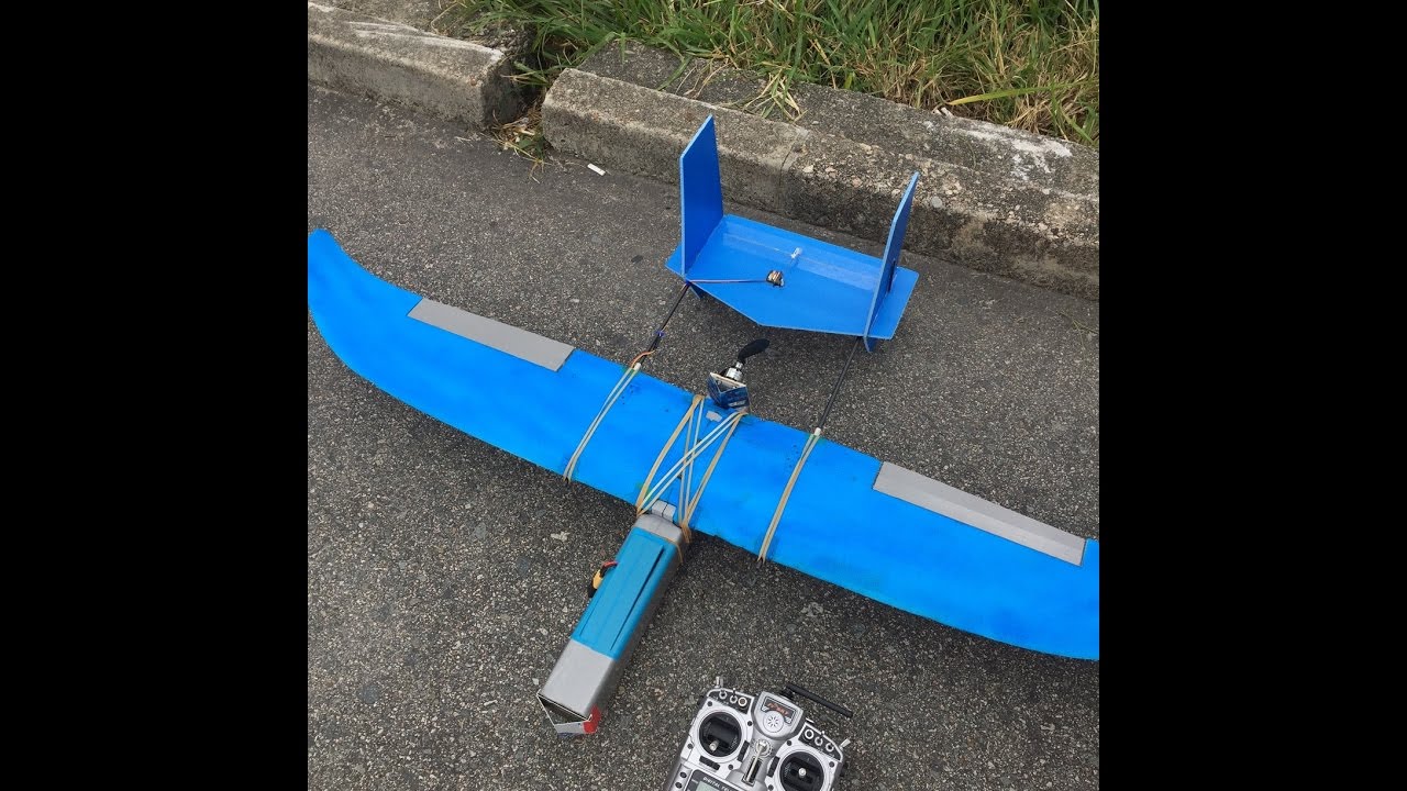 My Self-built Twin Boom pusher, a great slow flyer making it a good FPV ...