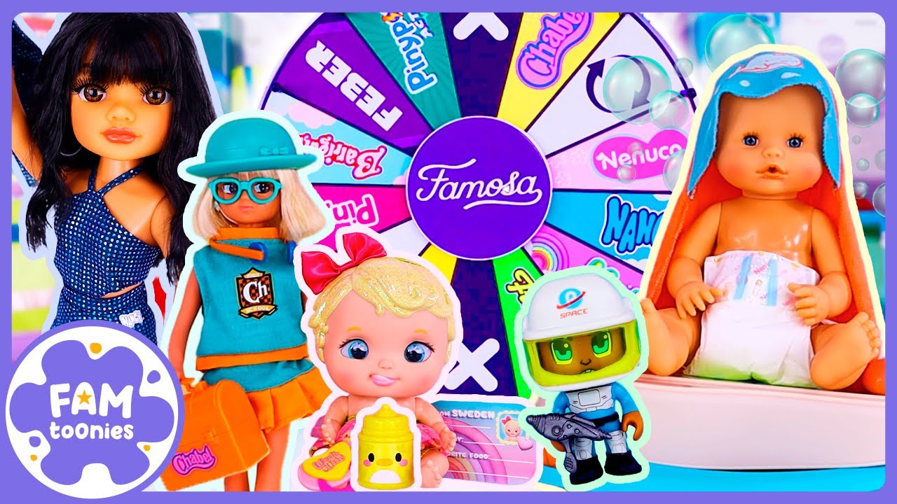 🎡 ¡NUEVOS JUGUETES EN LA RULETA DE FAMOSA! 🎁 NANCY, CHABEL, NENUCO Y ...