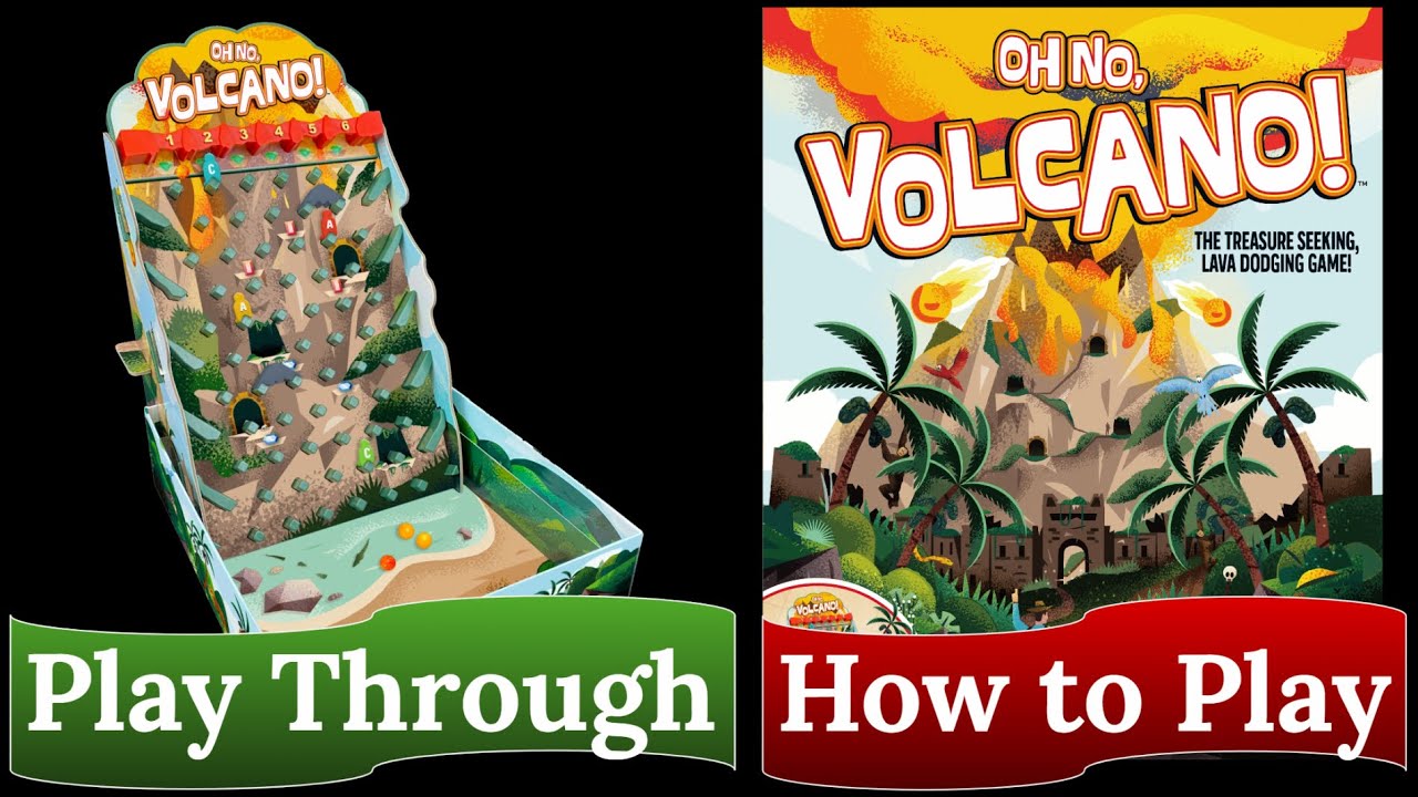 Oh No, Volcano! - How to Play & Play Through - YouTube