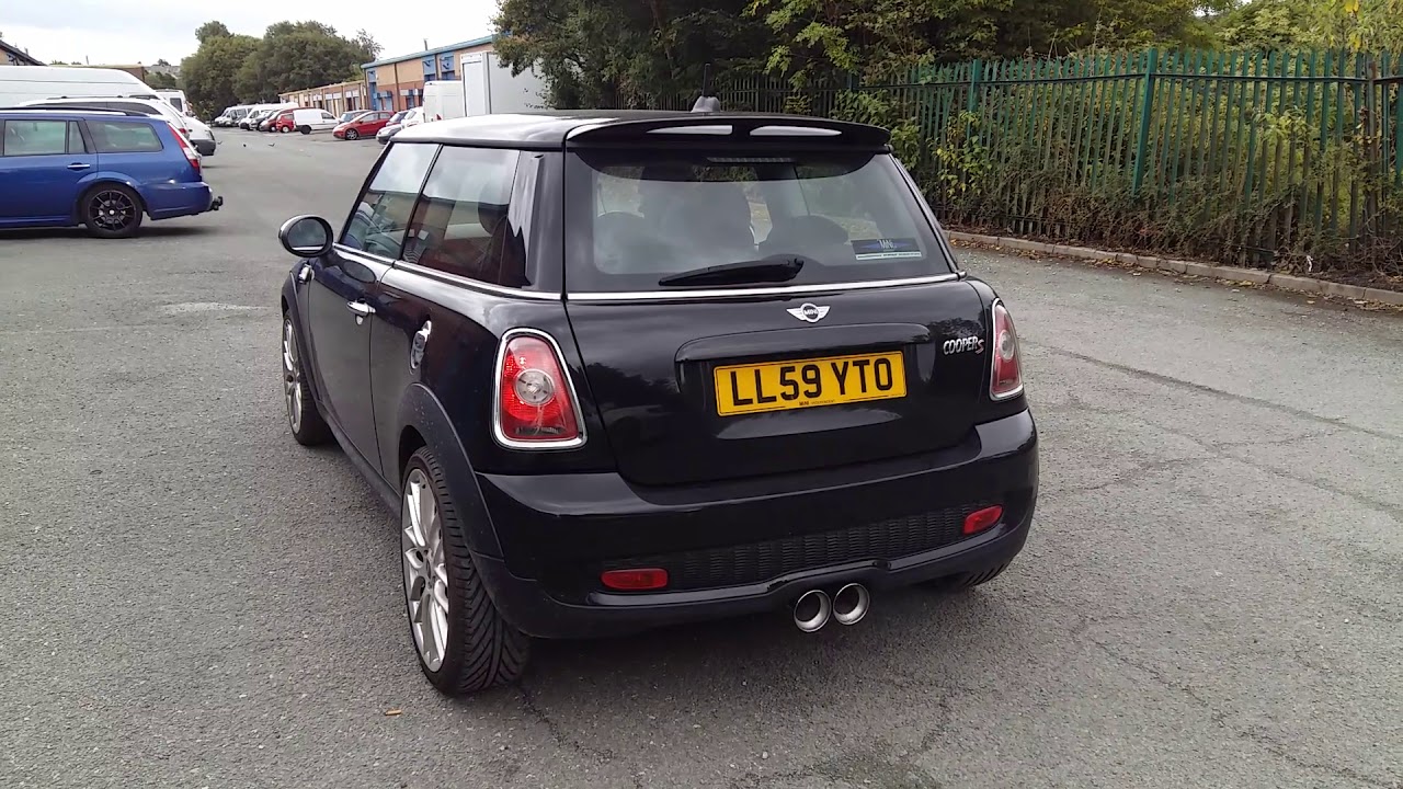 Mini Cooper S R56 Rear silencer delete - YouTube
