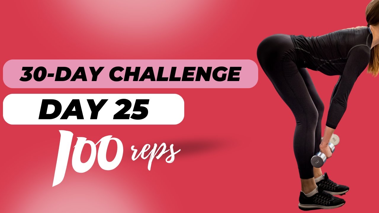 30 Day Challenge 100 Reps Day 25 Rdl Youtube