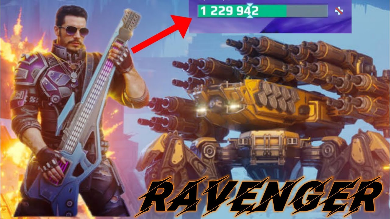 ASI FUNCIONA RAVENGER EL NUEVO ROBOT DE WAR ROBOTS UPDATE 10.6 # ...