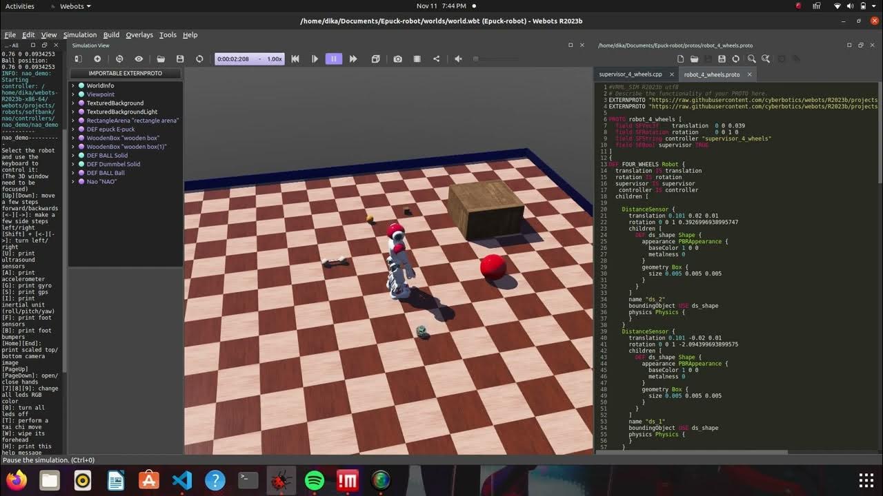 Supervisor Tutorial Webots - YouTube