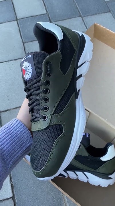 Мужские летние кроссовки сетка Reebok (Рибок) Classic Green, кеды ...