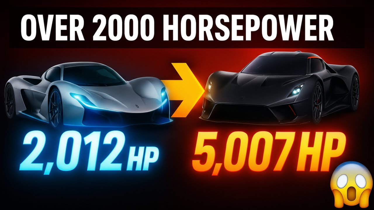 5 Cars With OVER 2000 Horsepower That Will Leave You Speechless - YouTube