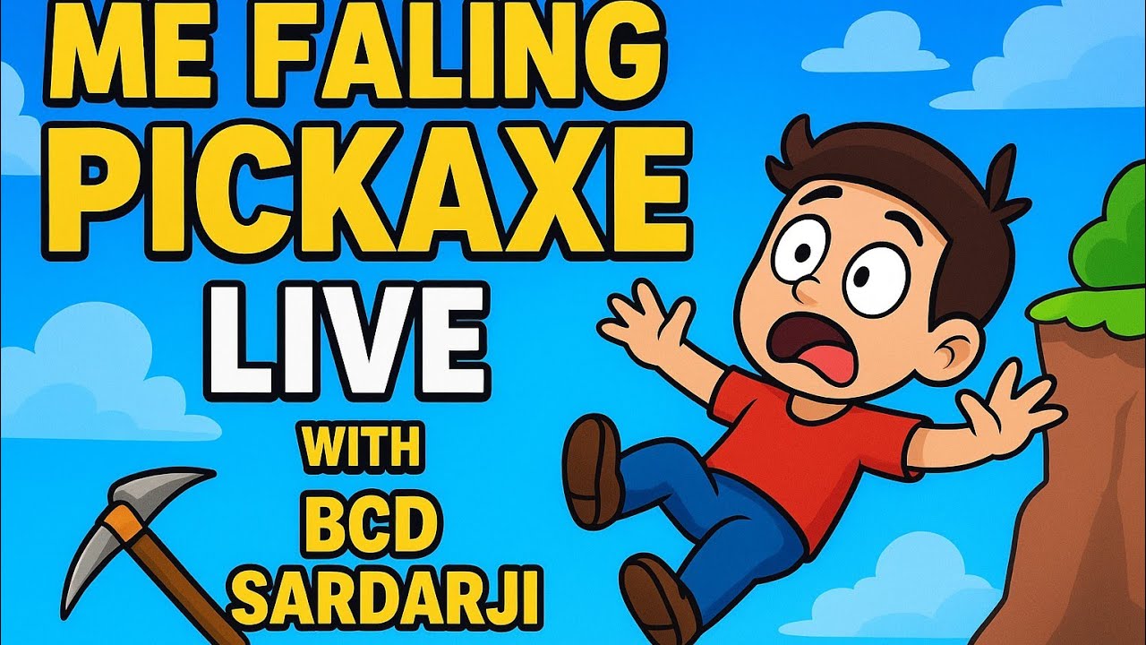 🔥 LIVE: Falling Pickaxe – Extreme Fun & Crazy Falls! 😱 - YouTube